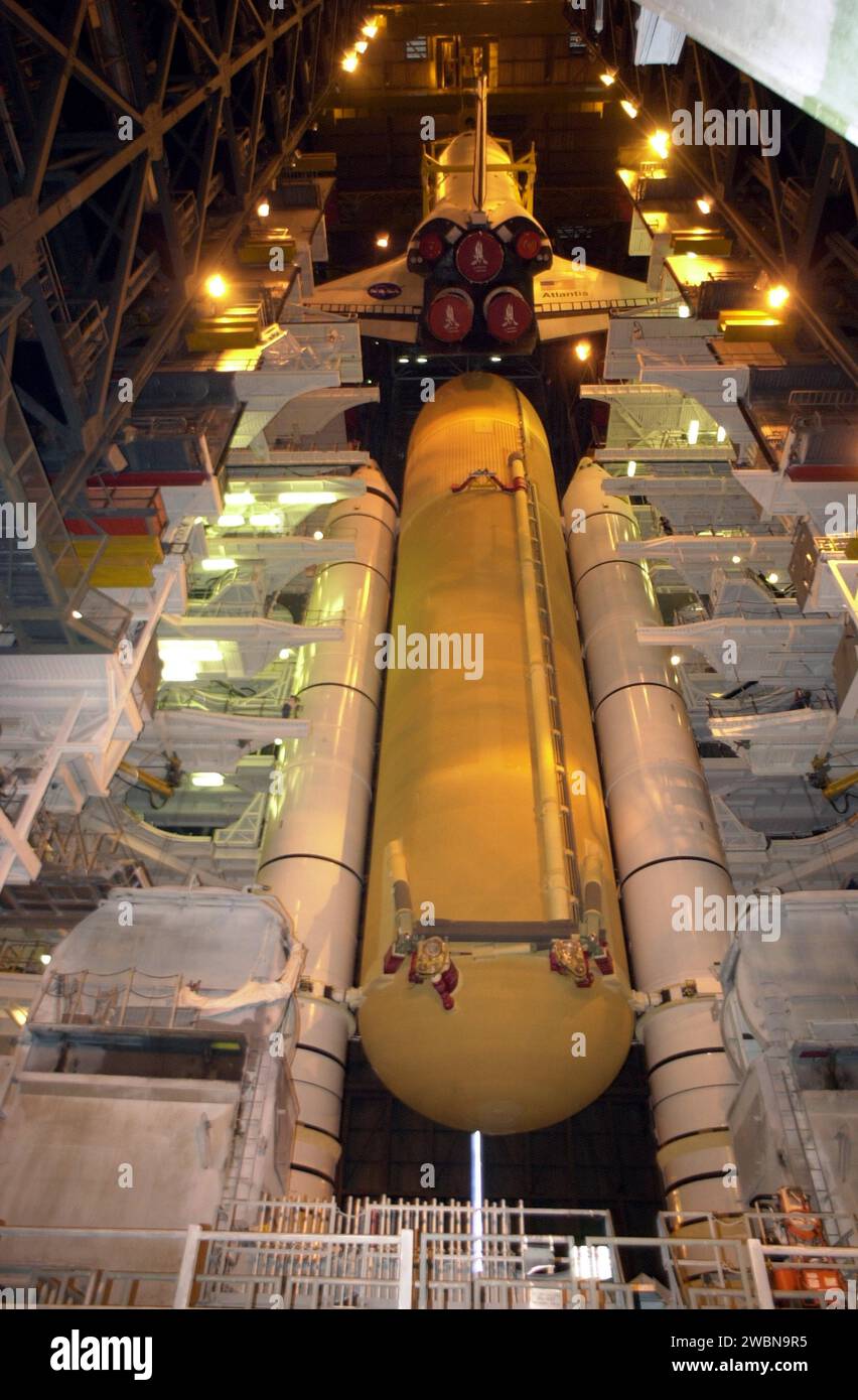 KENNEDY SPACE CENTER, FLA. -- In Vehicle Assembly Building high bay 1 ...