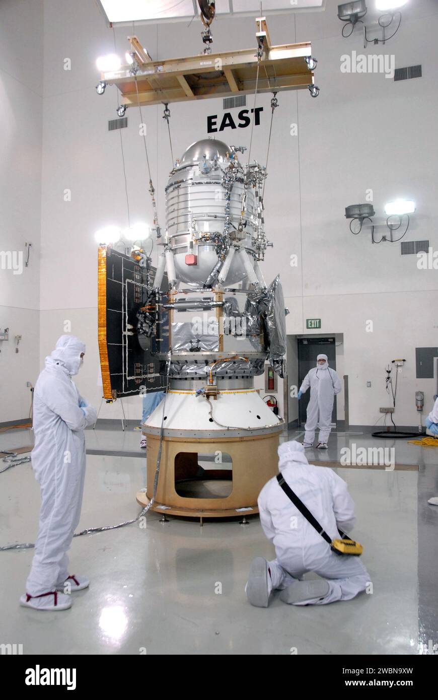 VANDENBERG AIR FORCE BASE, Calif. -- At the Astrotech processing ...