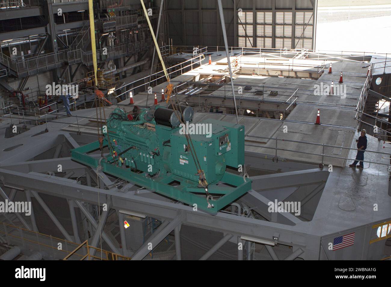 CAPE CANAVERAL, Fla. – Inside the Vehicle Assembly Building at NASA’s ...