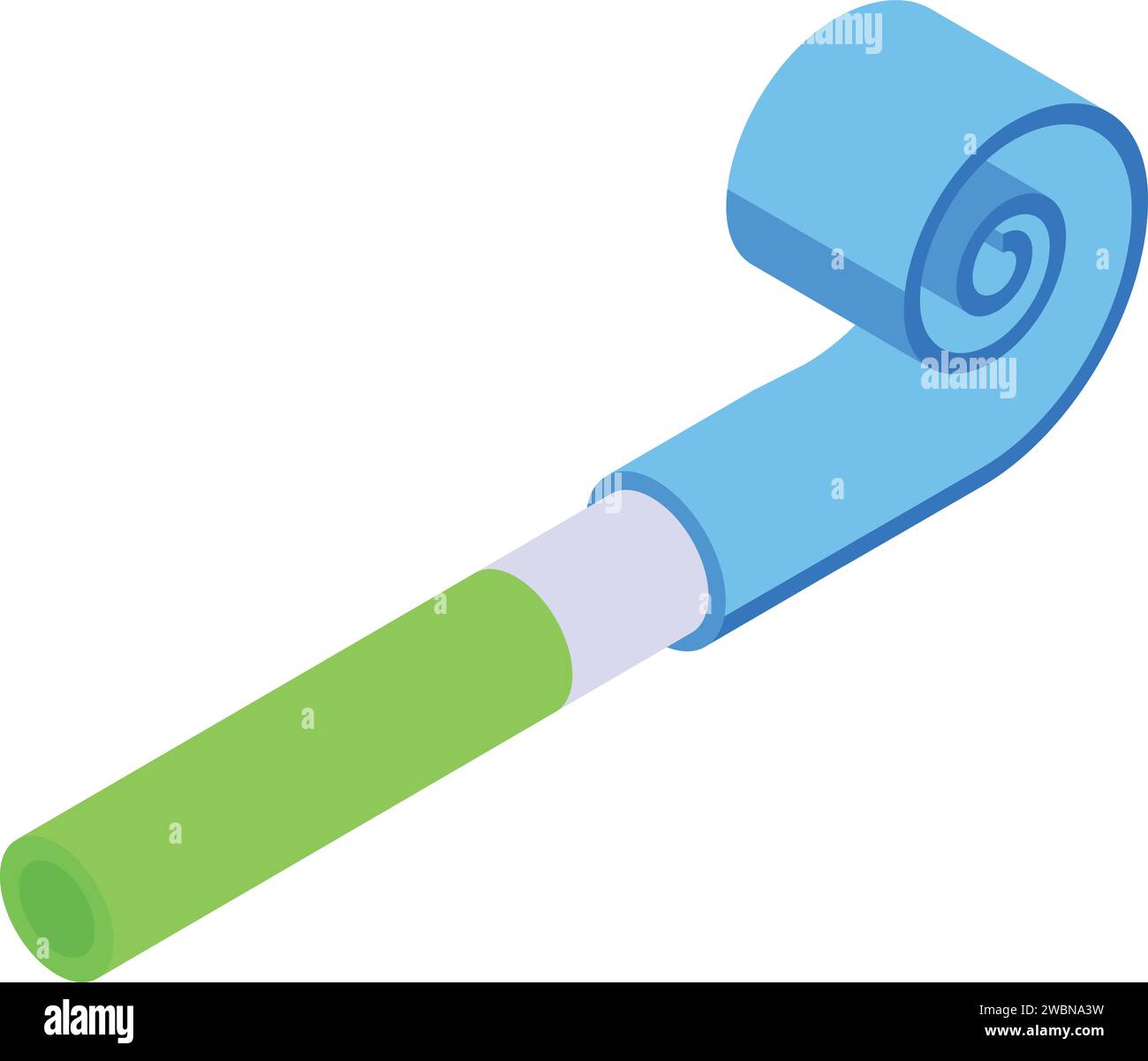 Party blower icon isometric vector. Happy celebration party. Carnival ...