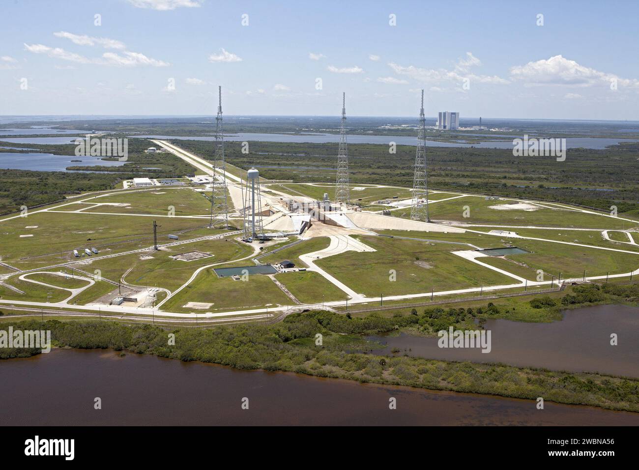 Aerial view cape kennedy florida hi-res stock photography and images ...