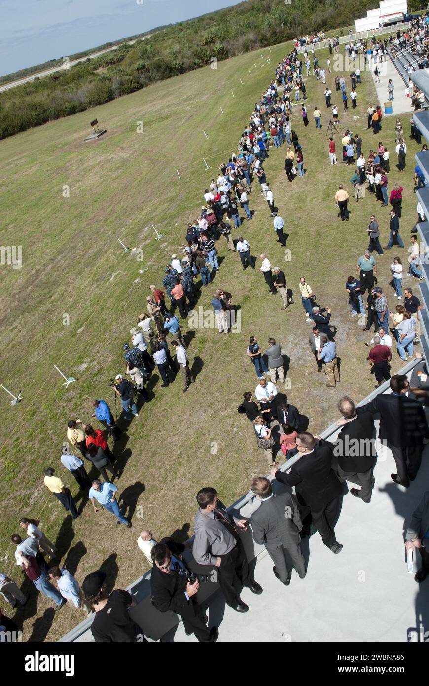 CAPE CANAVERAL, Fla. -- At NASA's Kennedy Space Center in Florida, invited guests, managers and ...