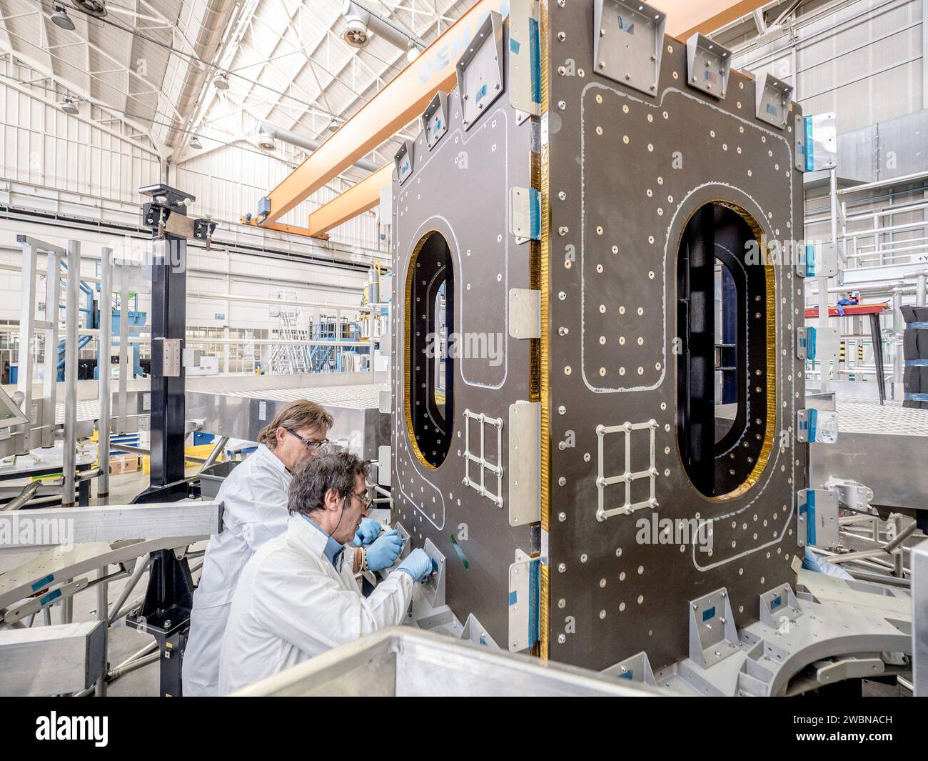 While engineers in Europe continue to outfit the Orion spacecraft’s ...