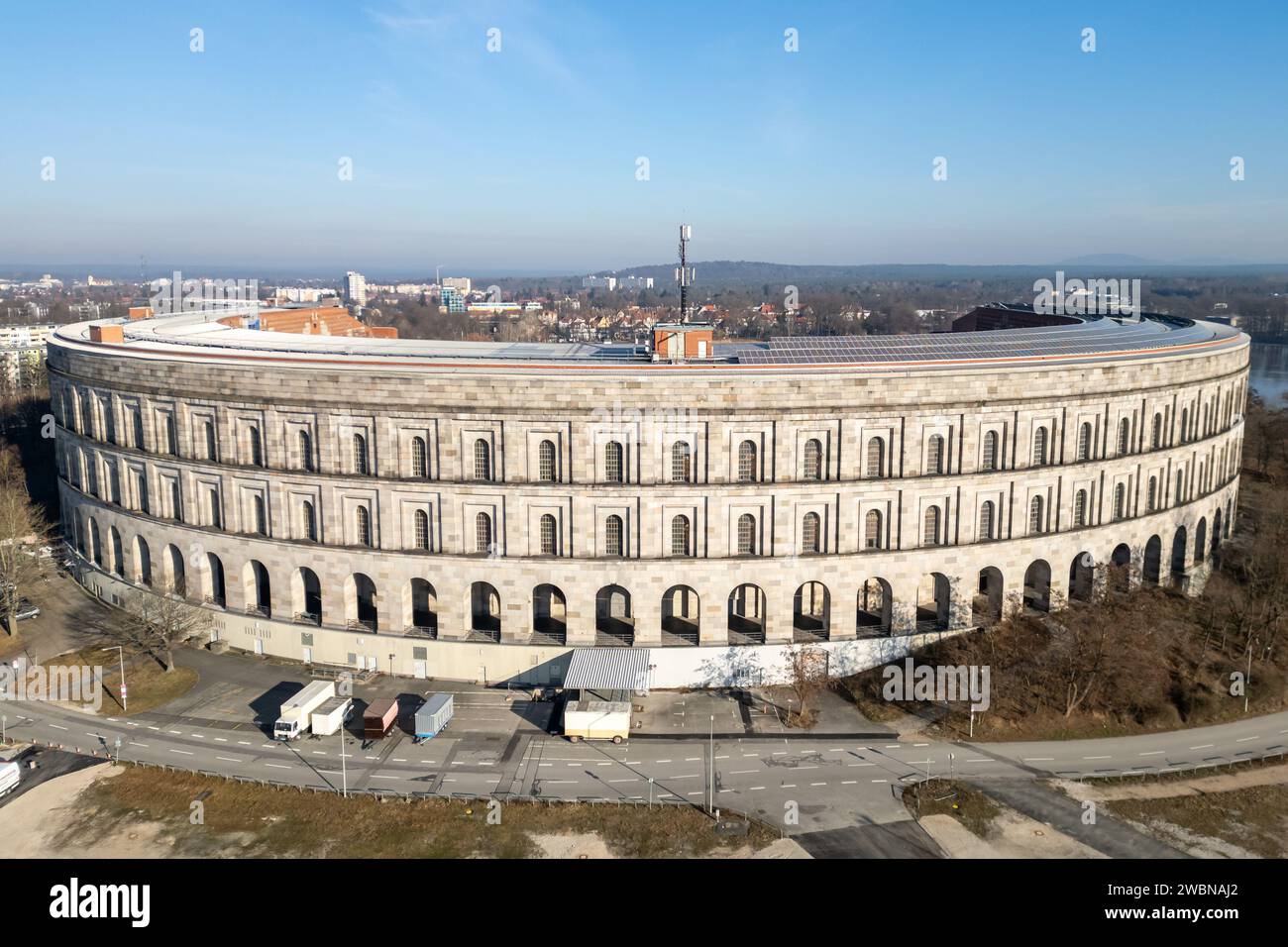 Nuremberg, Germany. 11th Jan, 2024. View of the Congress Hall on the ...