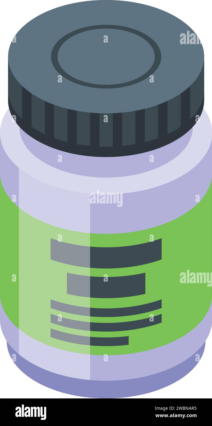 Sanitary diaper cream icon isometric vector. Infection baby. Private ...
