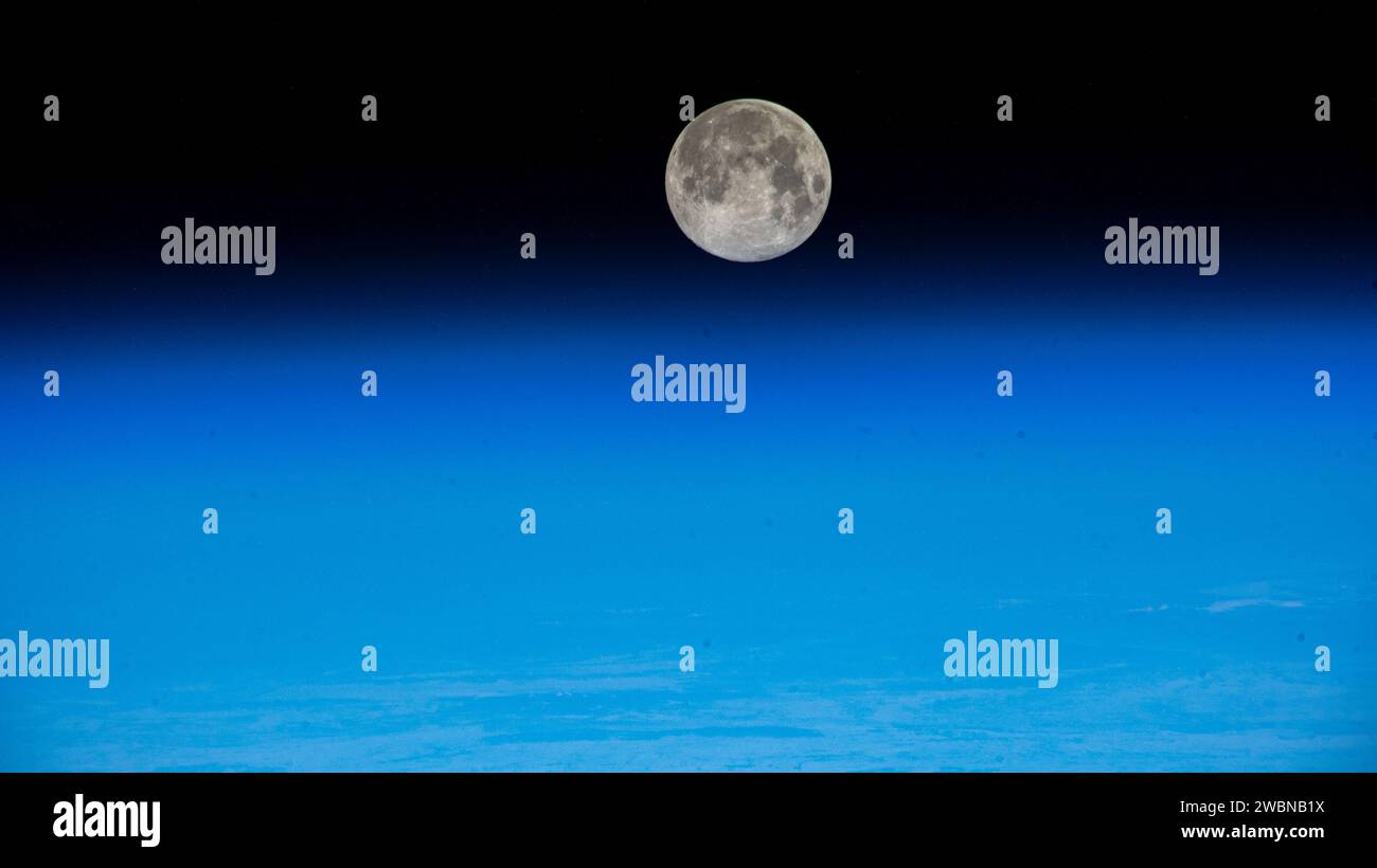 iss070e048480 (Dec. 26, 2023) --- The near Full Moon is pictured just ...