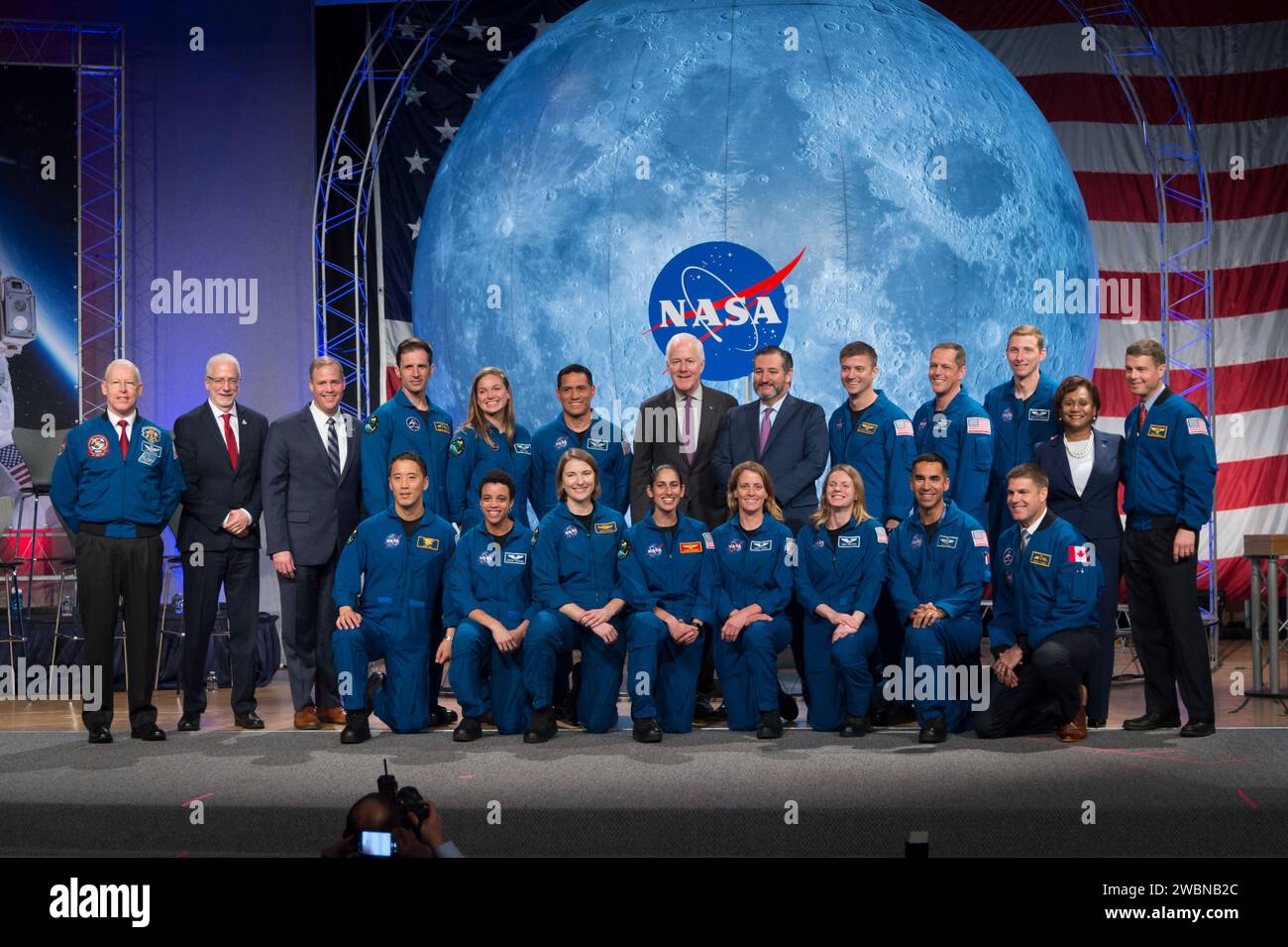 jsc2020e000651 (Jan. 10, 2020) --- The 2017 Class of Astronauts poses ...