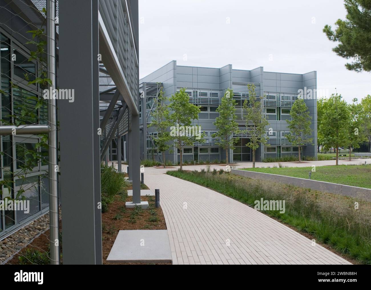 Construction of the new NASA Ames Green Building dubbed Sustainability ...