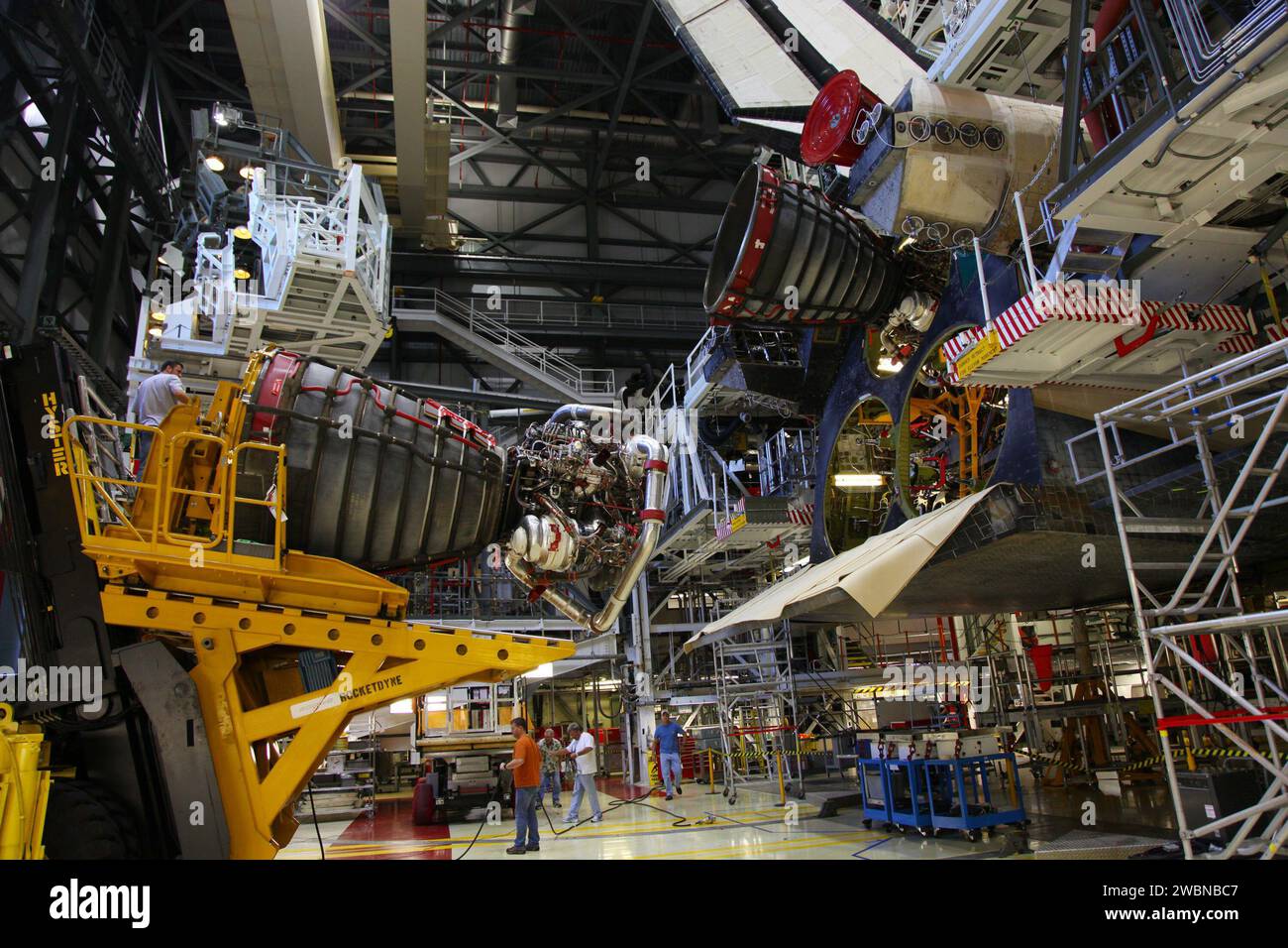 CAPE CANAVERAL, Fla. -- In Orbiter Processing Facility-2 at NASA’s ...