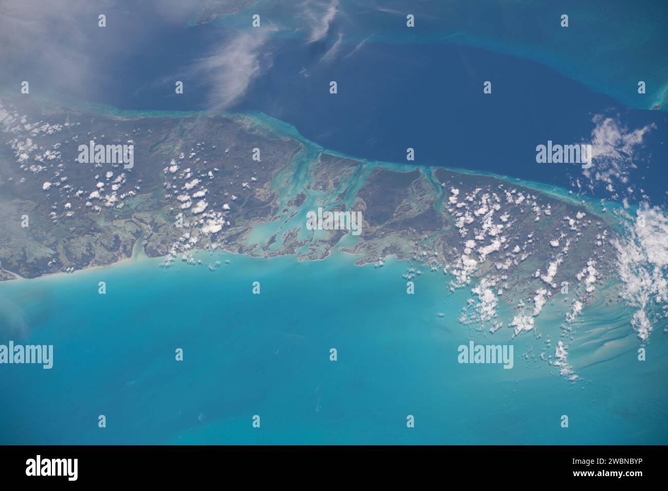 iss070e008459 (Oct. 22, 2023) --- The Bahamas, an island nation southwest of Miami, Florida, in ...