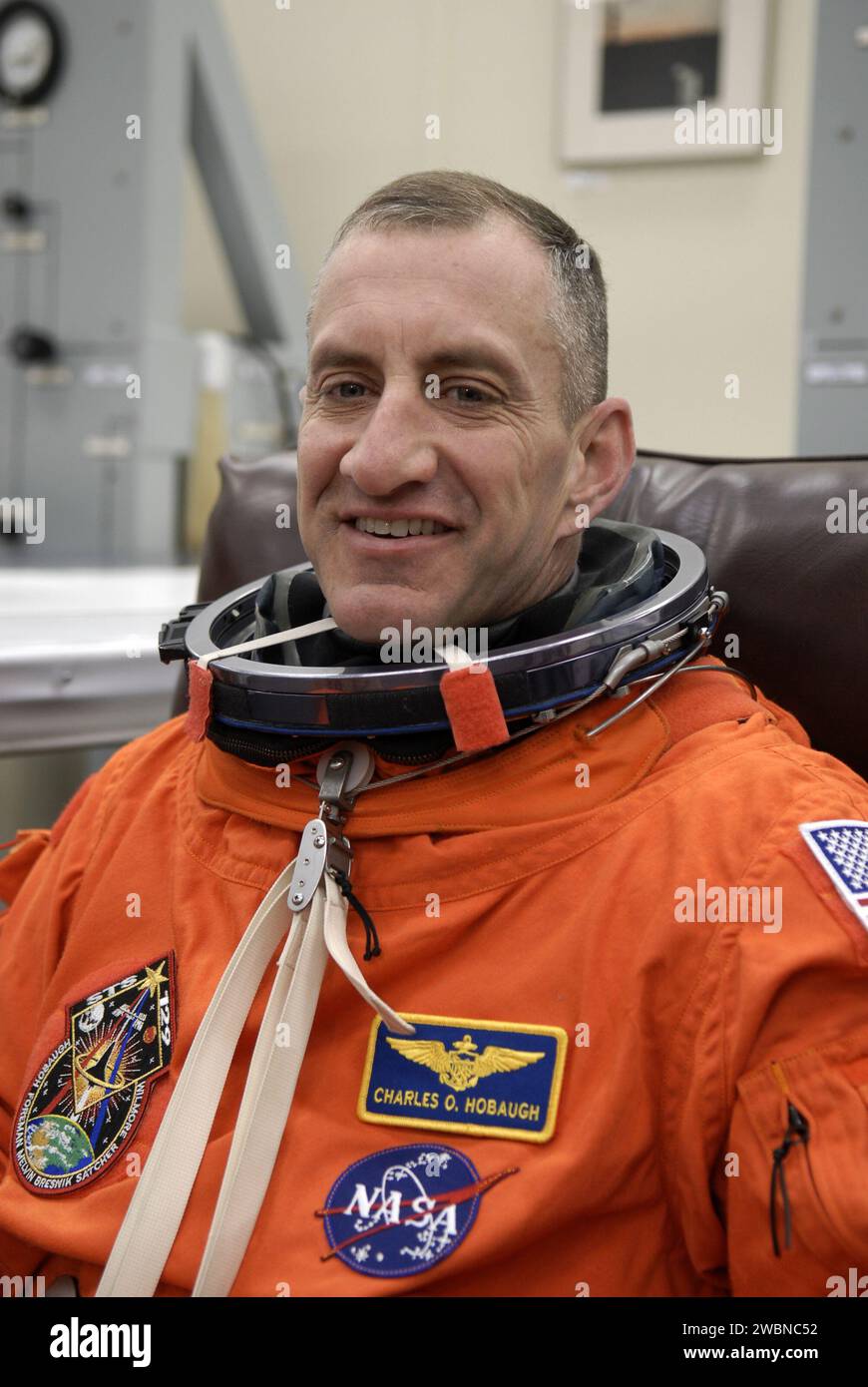 CAPE CANAVERAL, Fla. - In the Operations and Checkout Building at NASA's Kennedy Space Center in ...