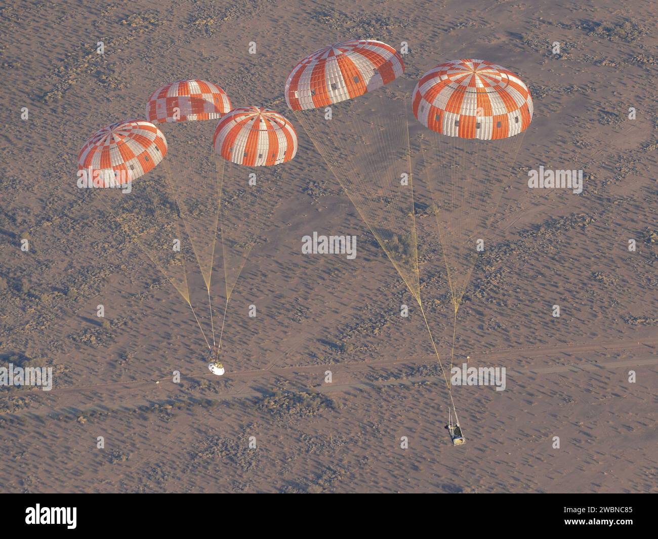 Orion teams perform an Orion Capsule Parachute Assembly System (CPAS ...