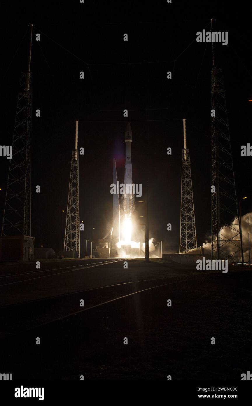 CAPE CANAVERAL, Fla. – The United Launch Alliance Atlas V rocket lifts ...