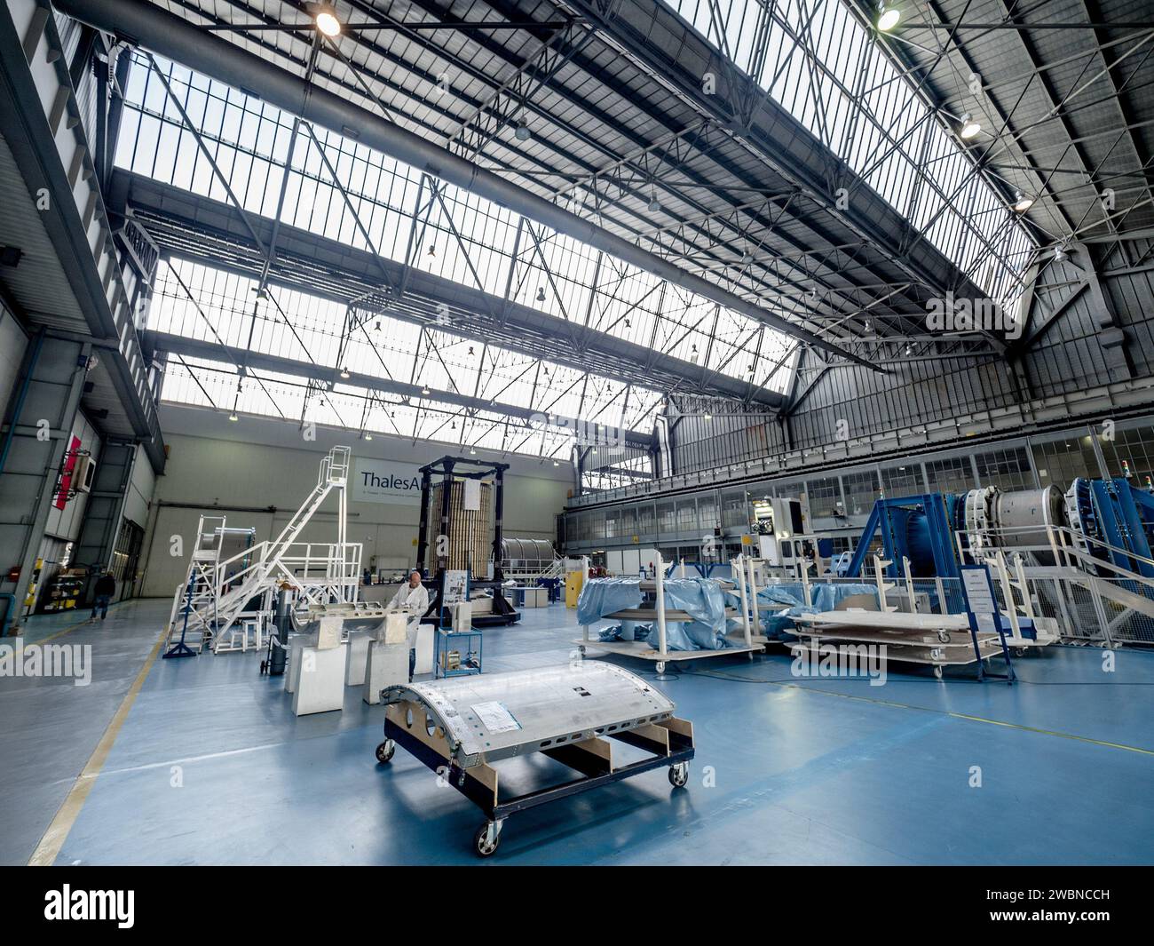 The European Service Module, built by Thales Alenia in Turin, Italy, is ...