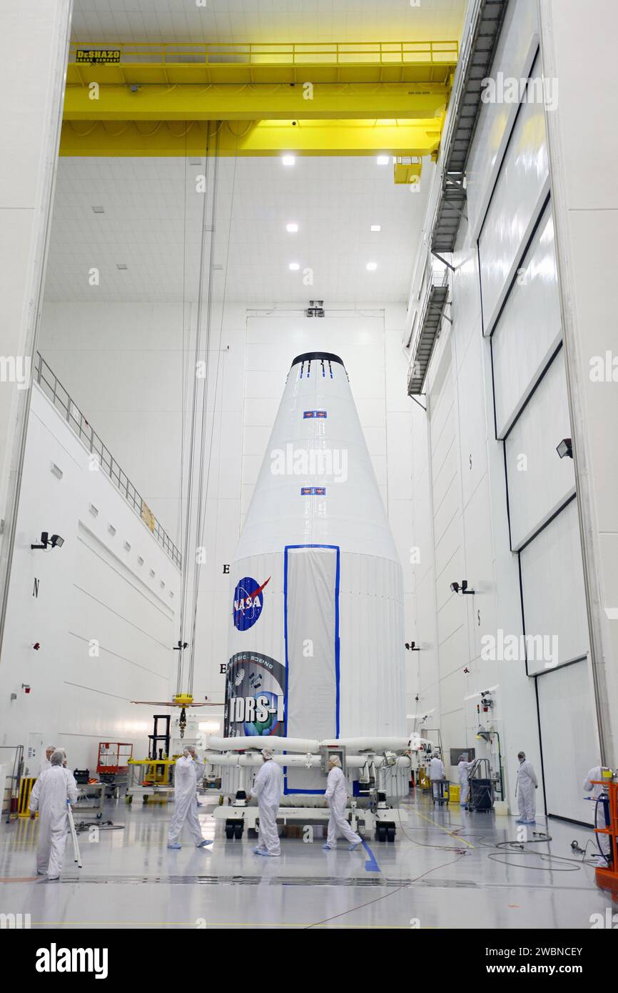 TITUSVILLE, Fla. - Inside the Astrotech payload processing facility in ...