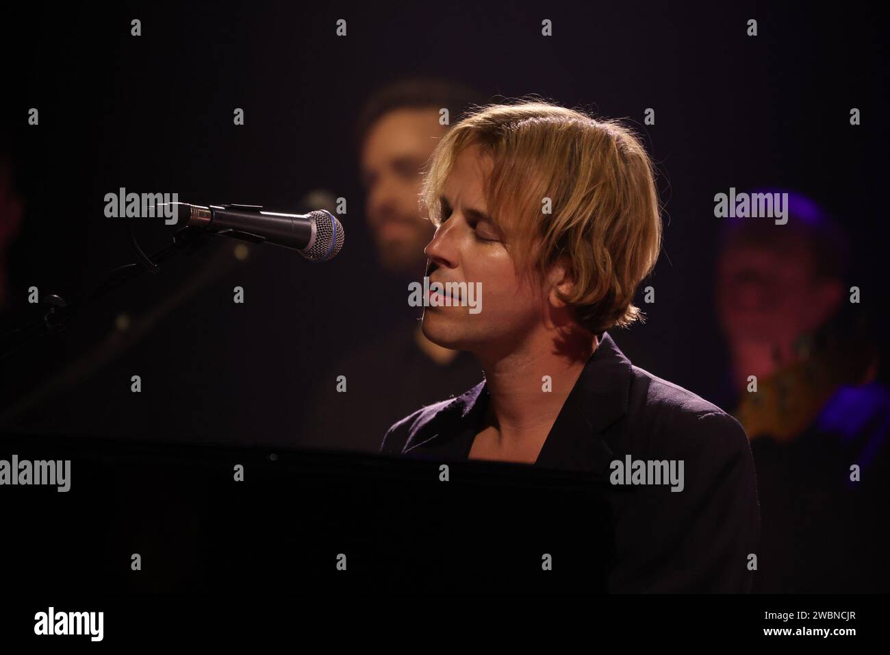EDITORIAL USE ONLY Tom Odell performing during the filming for the ...