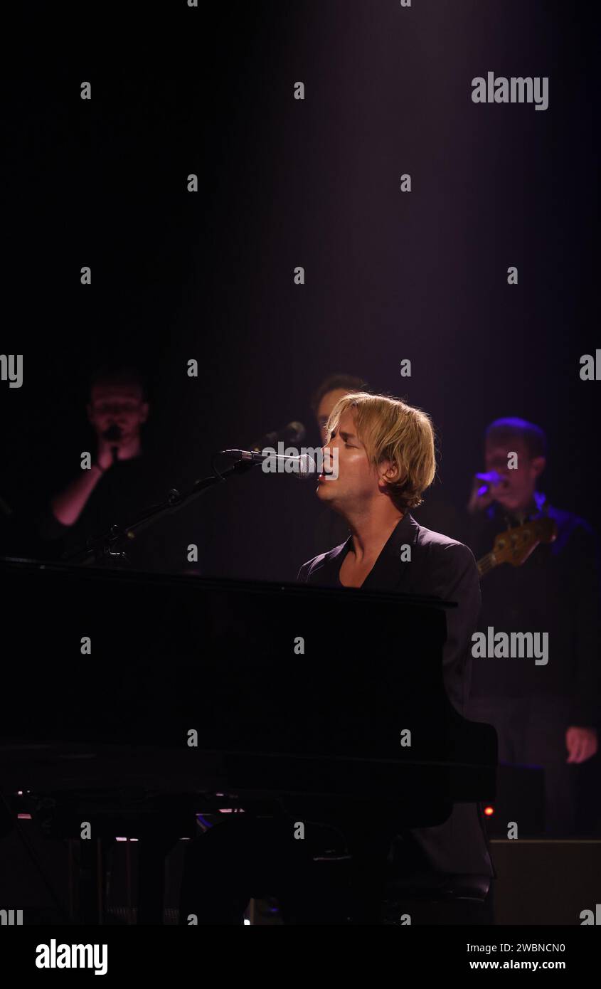 EDITORIAL USE ONLY Tom Odell performing during the filming for the ...