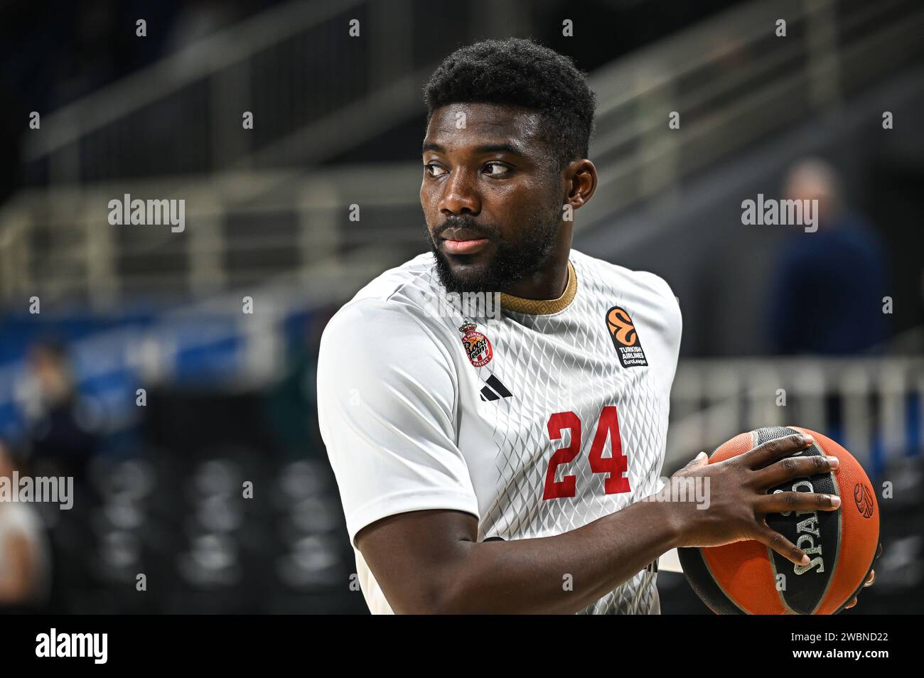 Athens, Greece. 11th Jan, 2024. 24 Yakuba Ouattara of AS Monaco is ...