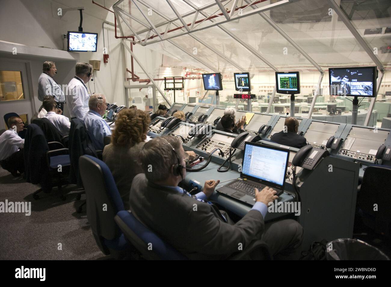 CAPE CANAVERAL, Fla. - In Firing Room 4 of the Launch Control Center at ...