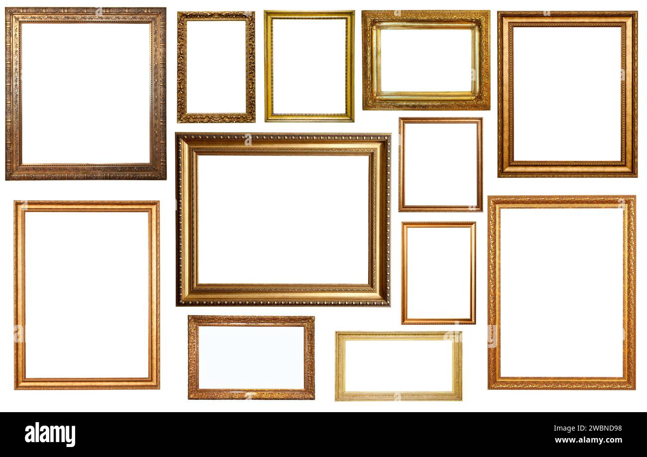 set of isolated frames Stock Photo - Alamy
