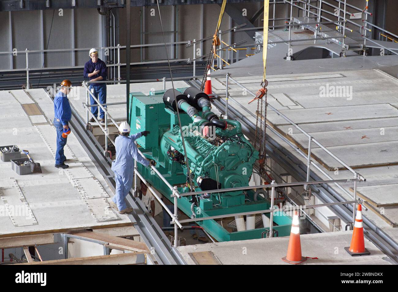 CAPE CANAVERAL, Fla. – Inside the Vehicle Assembly Building at NASA’s ...