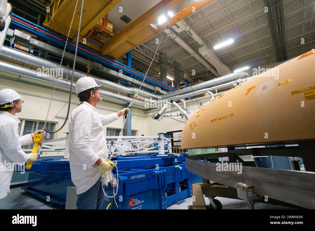 Technicians at Textron in Wimington, MA, move the Exploration Flight ... Technicians at Textron in Wimington, MA, move the Exploration Flight ...