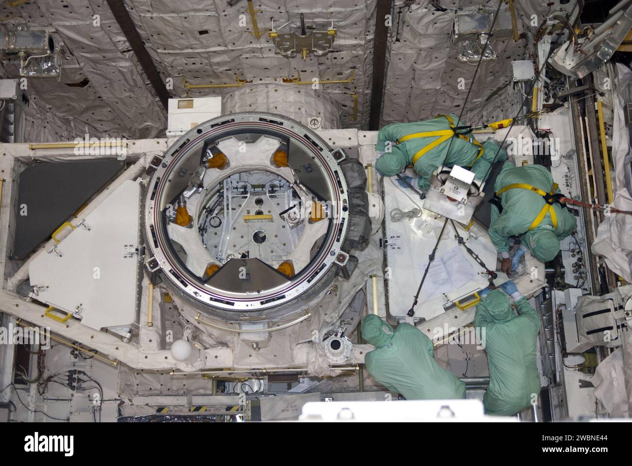 CAPE CANAVERAL, Fla. – In Orbiter Processing Facility-1 at NASA's ...