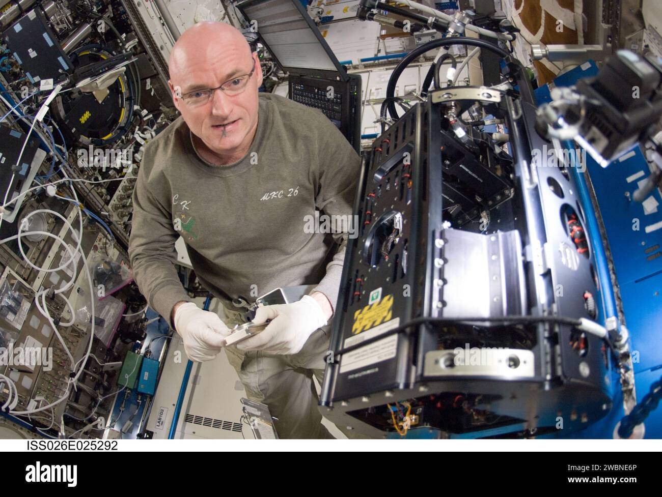ISS026-E-025292 (9 Feb. 2011) --- NASA astronaut Scott Kelly ...