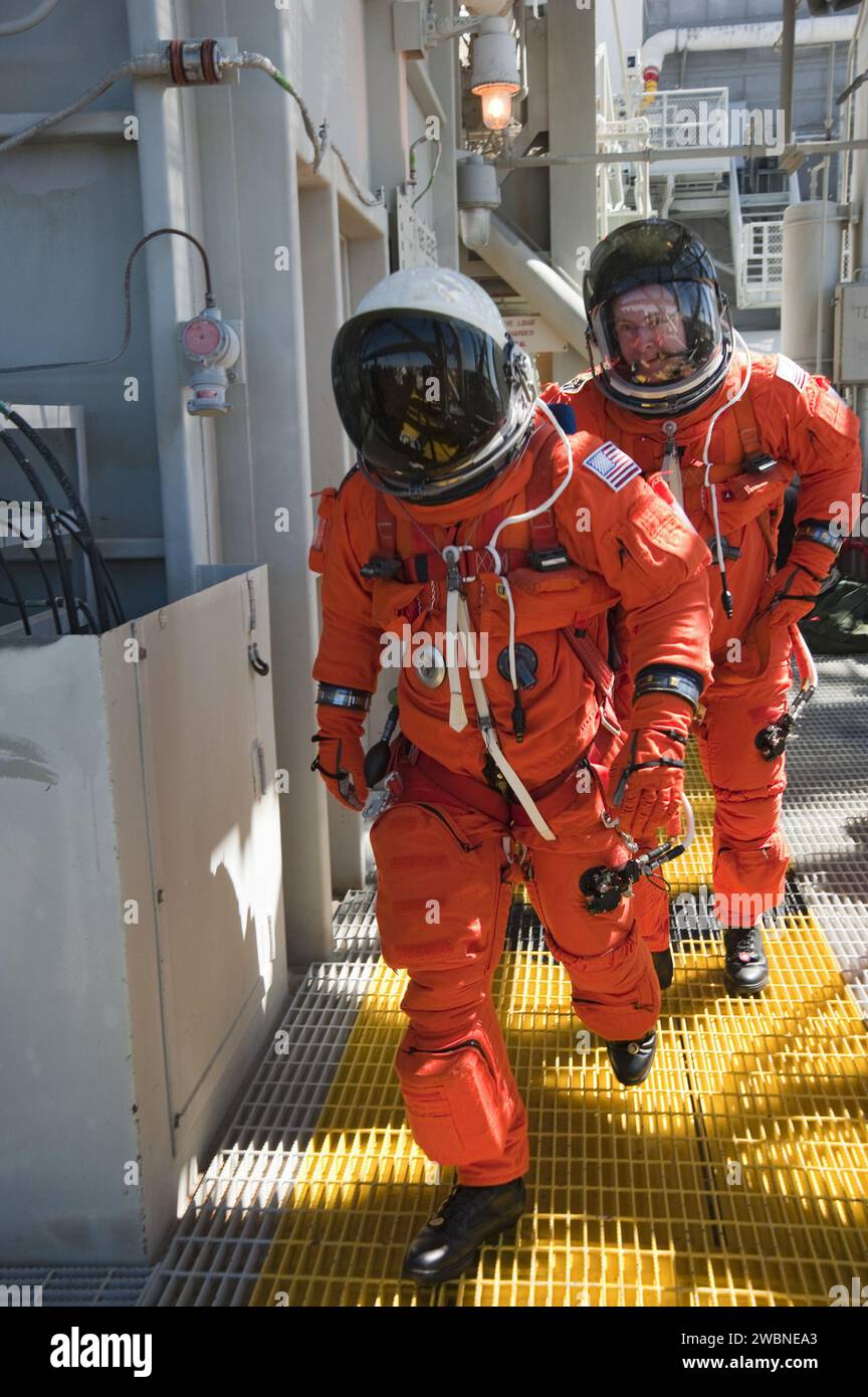 CAPE CANAVERAL, Fla. - At Launch Pad 39A at NASA's Kennedy Space Center ...