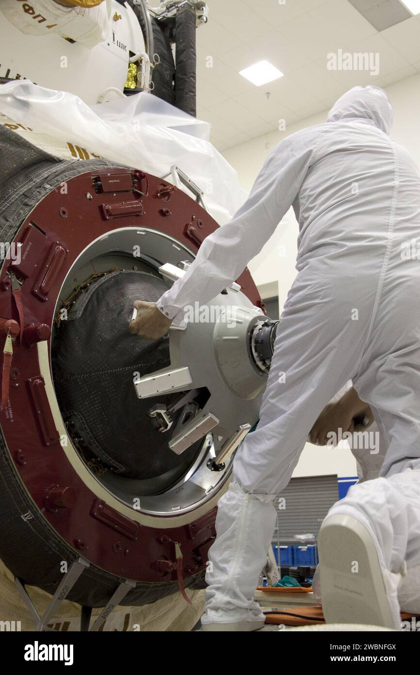 CAPE CANAVERAL, Fla. – In the Astrotech payload processing facility at ...