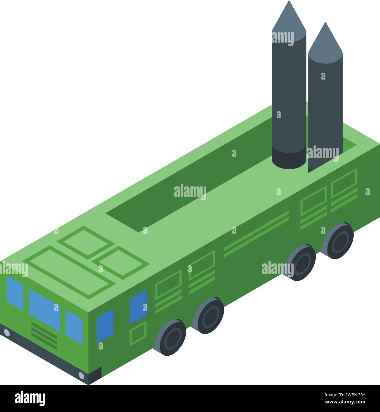 Nuclear weapon vehicle icon isometric vector. Hazard fire. Air reactor ...