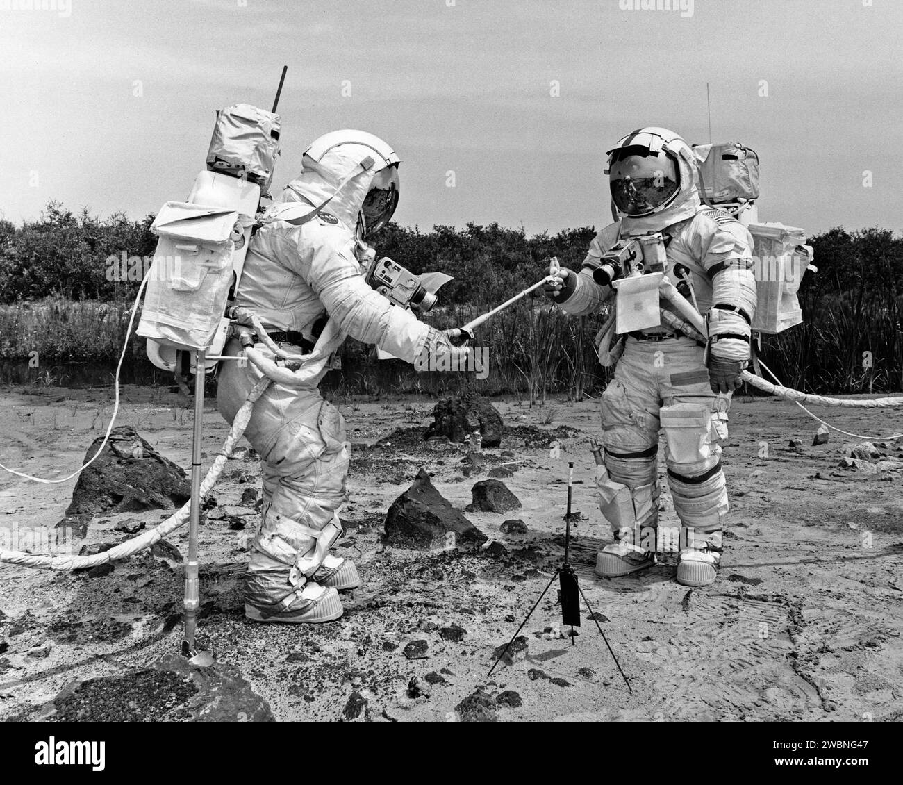 Apollo 17 prime crew conducted an Extravehicular Activity at Cape ...