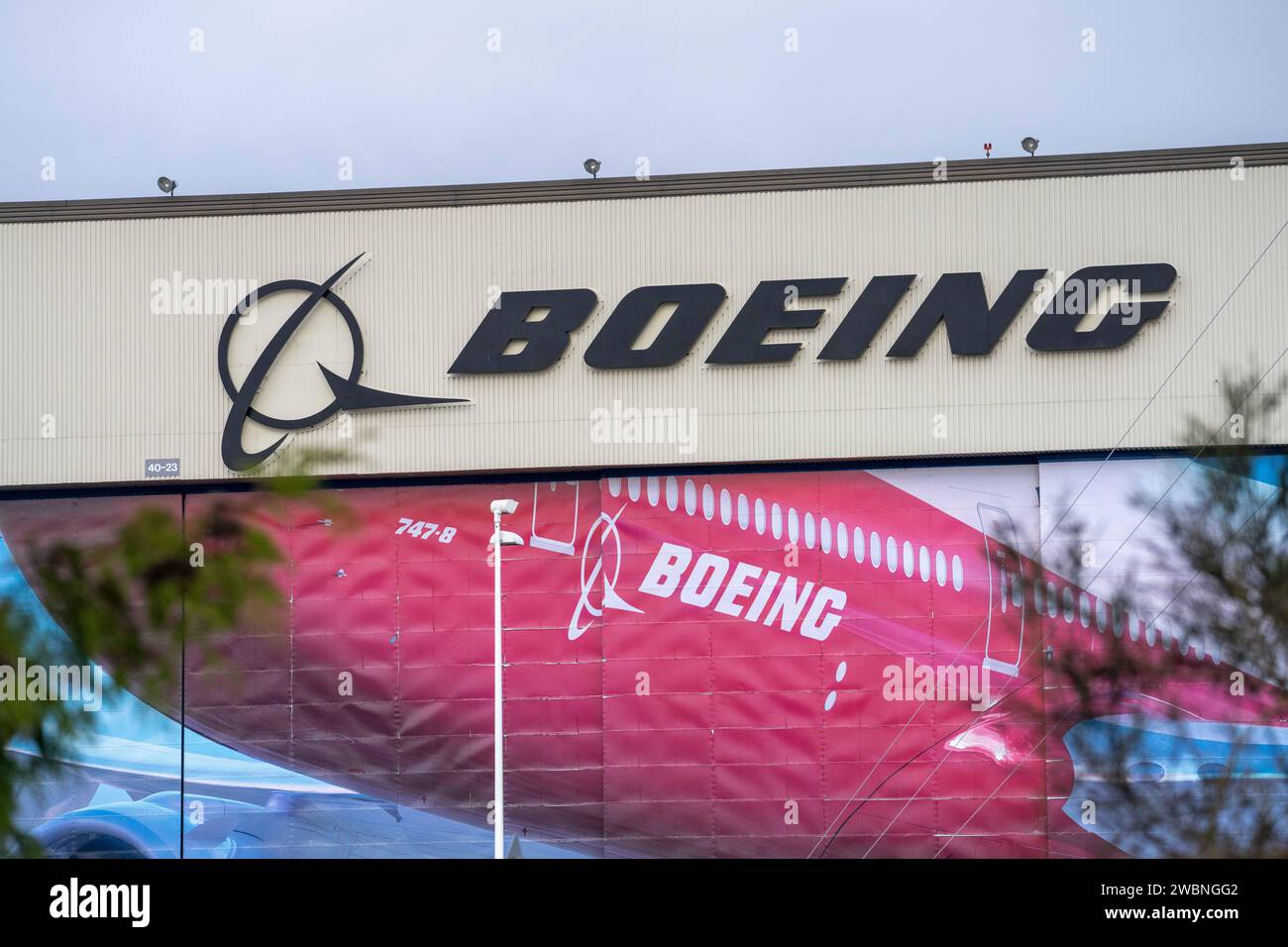 Everett, Washington, USA. 11th Jan, 2024. The Boeing Everett Factory is ...
