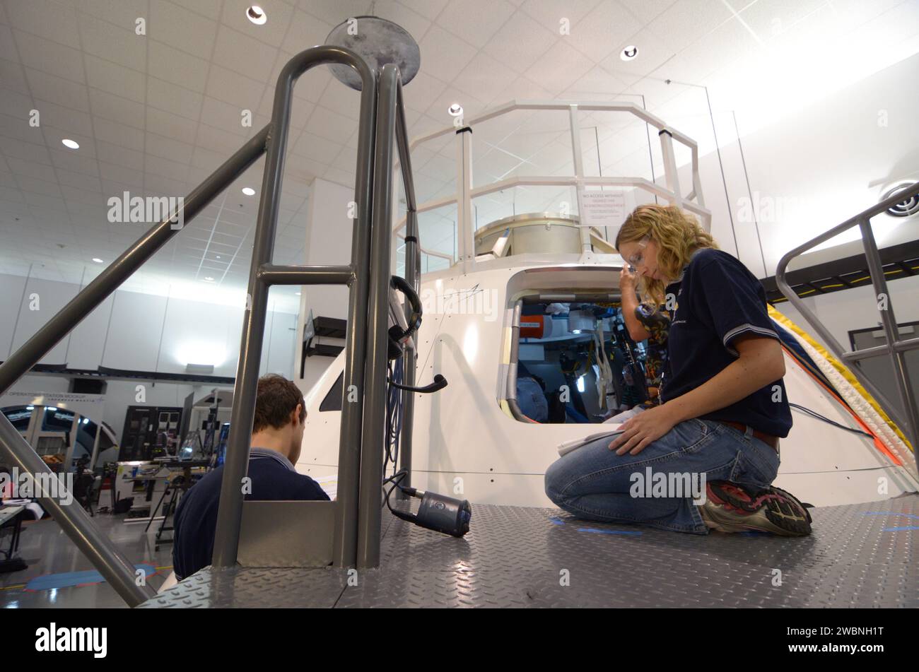 Engineers at Lockheed Martin’s Exploration Development Lab in Houston ...