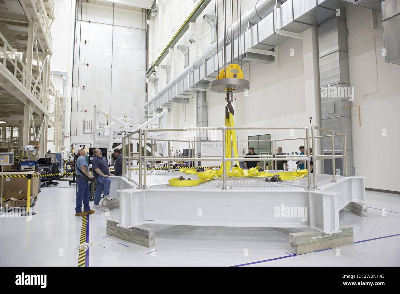 CAPE CANAVERAL, Fla. – Inside the Operations and Checkout Building high ...