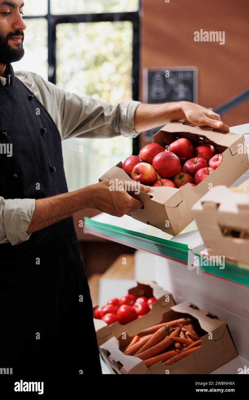 Carrying items in apron hi-res stock photography and images - Alamy