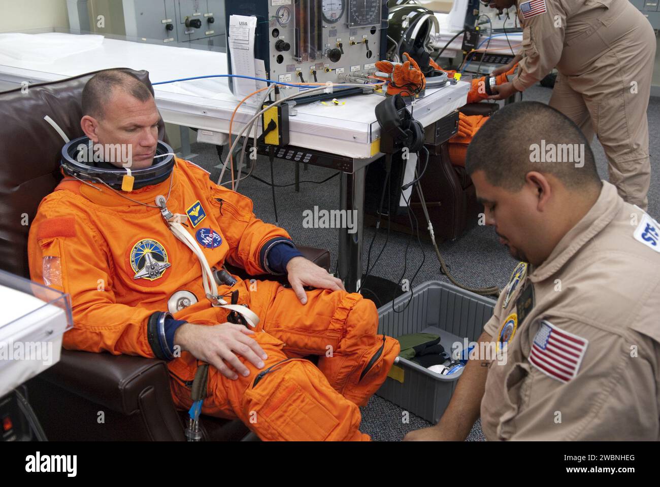 CAPE CANAVERAL, Fla. - In the Operations and Checkout Building at NASA ...