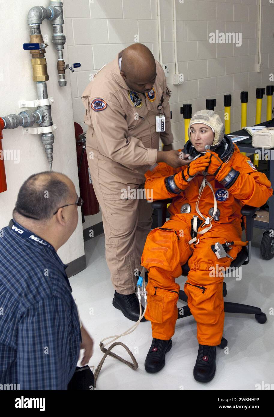 CAPE CANAVERAL, Fla. – In the Operations and Checkout Building at NASA ...