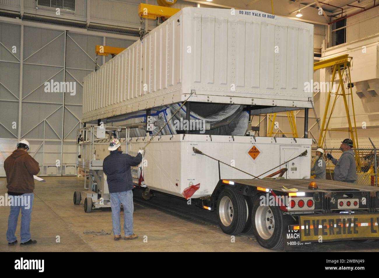 VANDENBERG AIR FORCE BASE, Calif. – The shipping container transporting ...