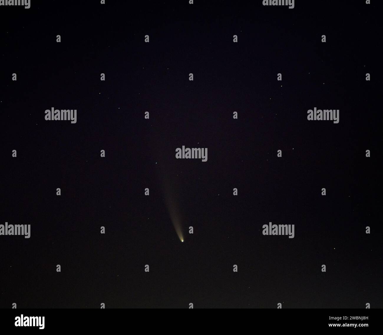 Comet NEOWISE is seen before sunrise over Washington, Sunday, July 12 ...