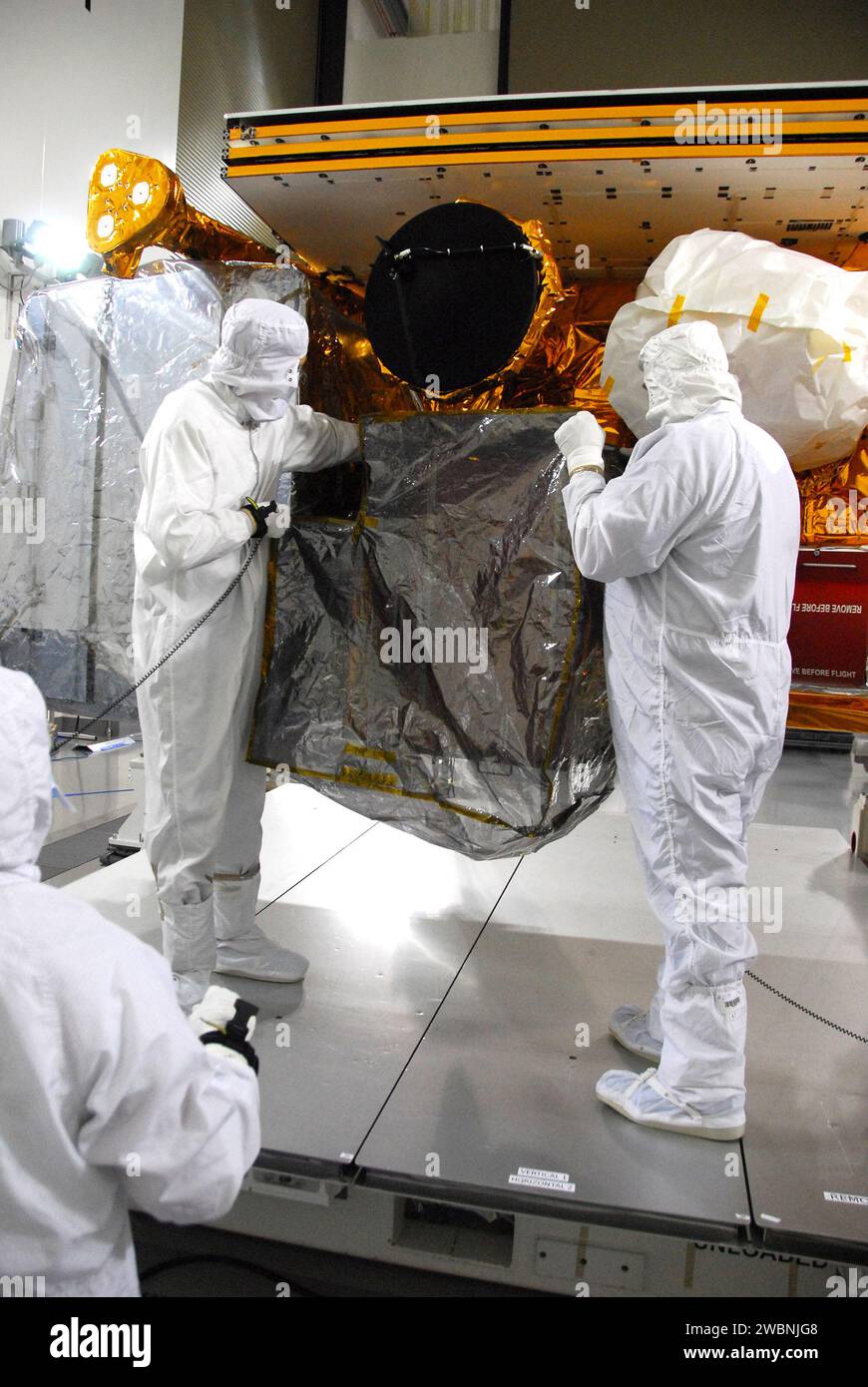 Ball Aerospace technicians at Astrotech Payload Processing Facility ...