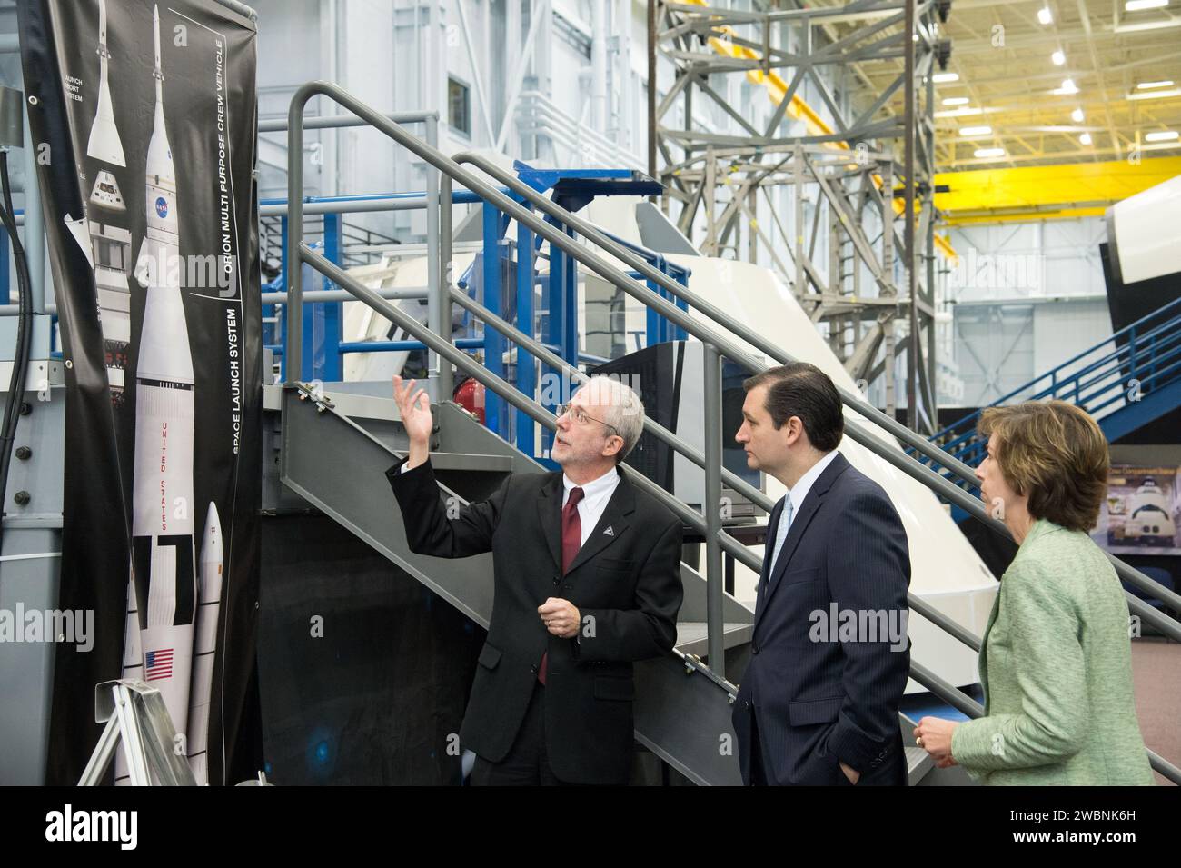 U.S. Senator for Texas Ted Cruz visits Orion at the Johnson Space ...