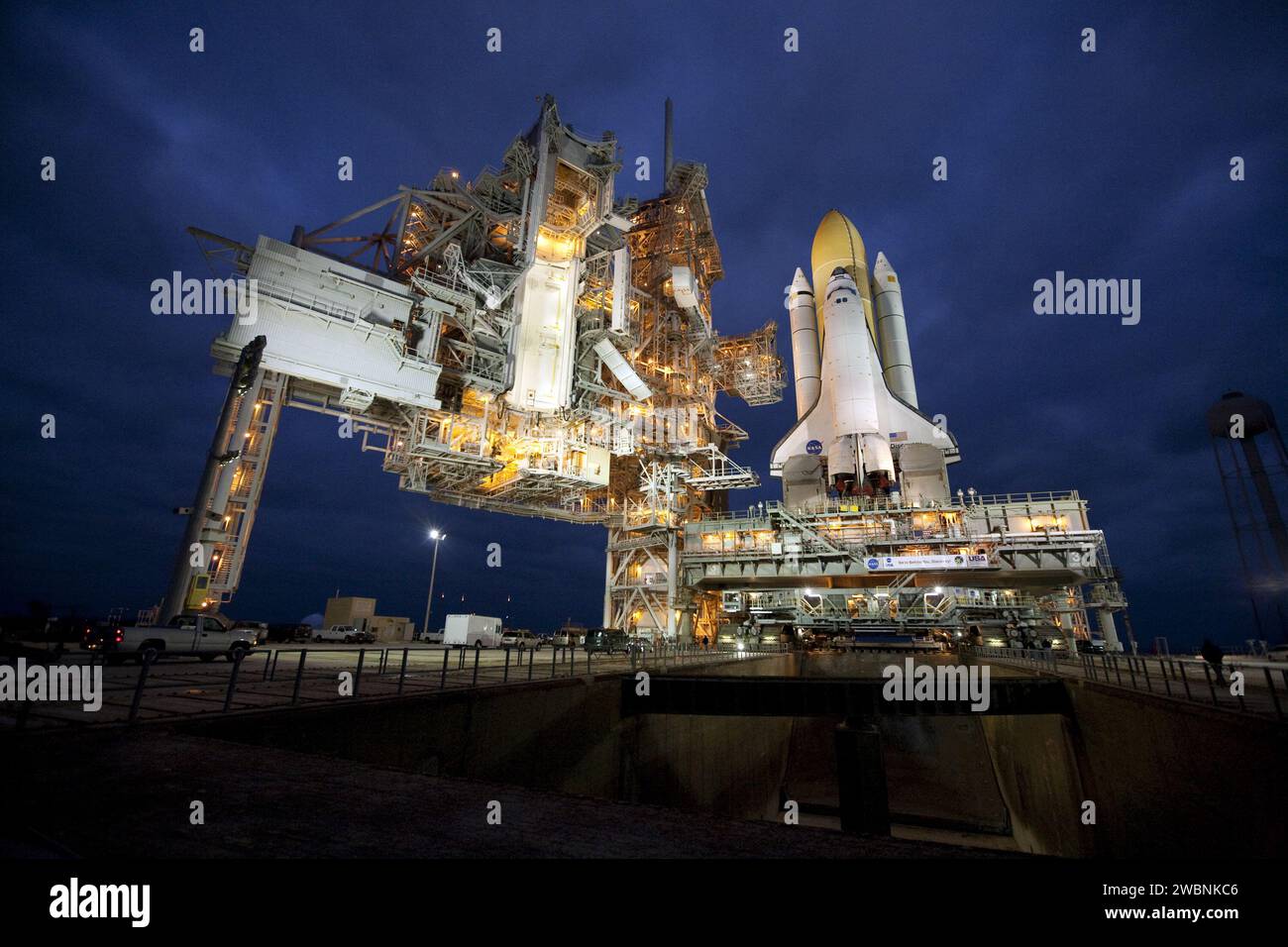 CAPE CANAVERAL, Fla. – On Launch Pad 39A at NASA's Kennedy Space Center ...