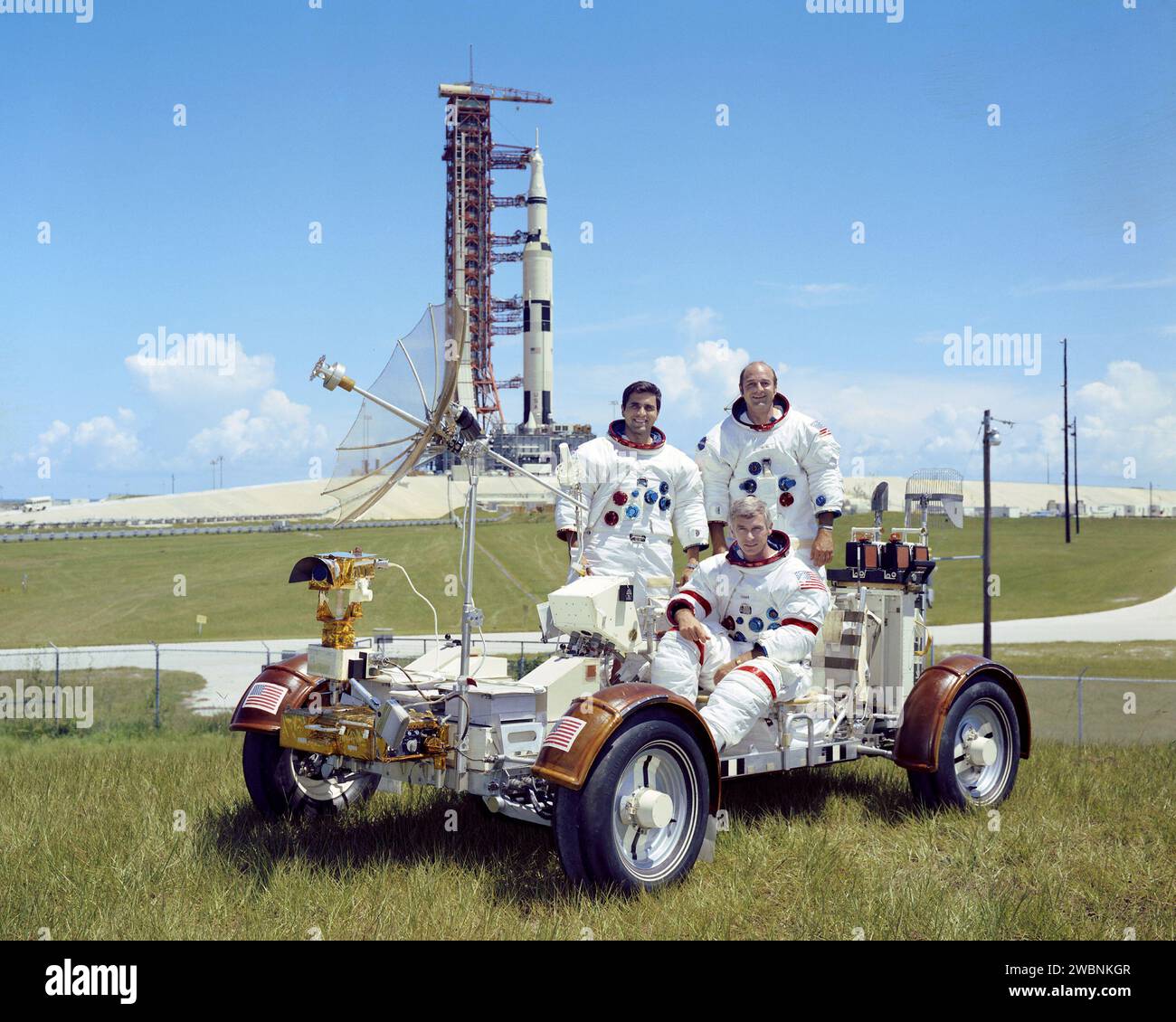 CAPE CANAVERAL, Fla. -- The Apollo 17 crew took time out from training ...