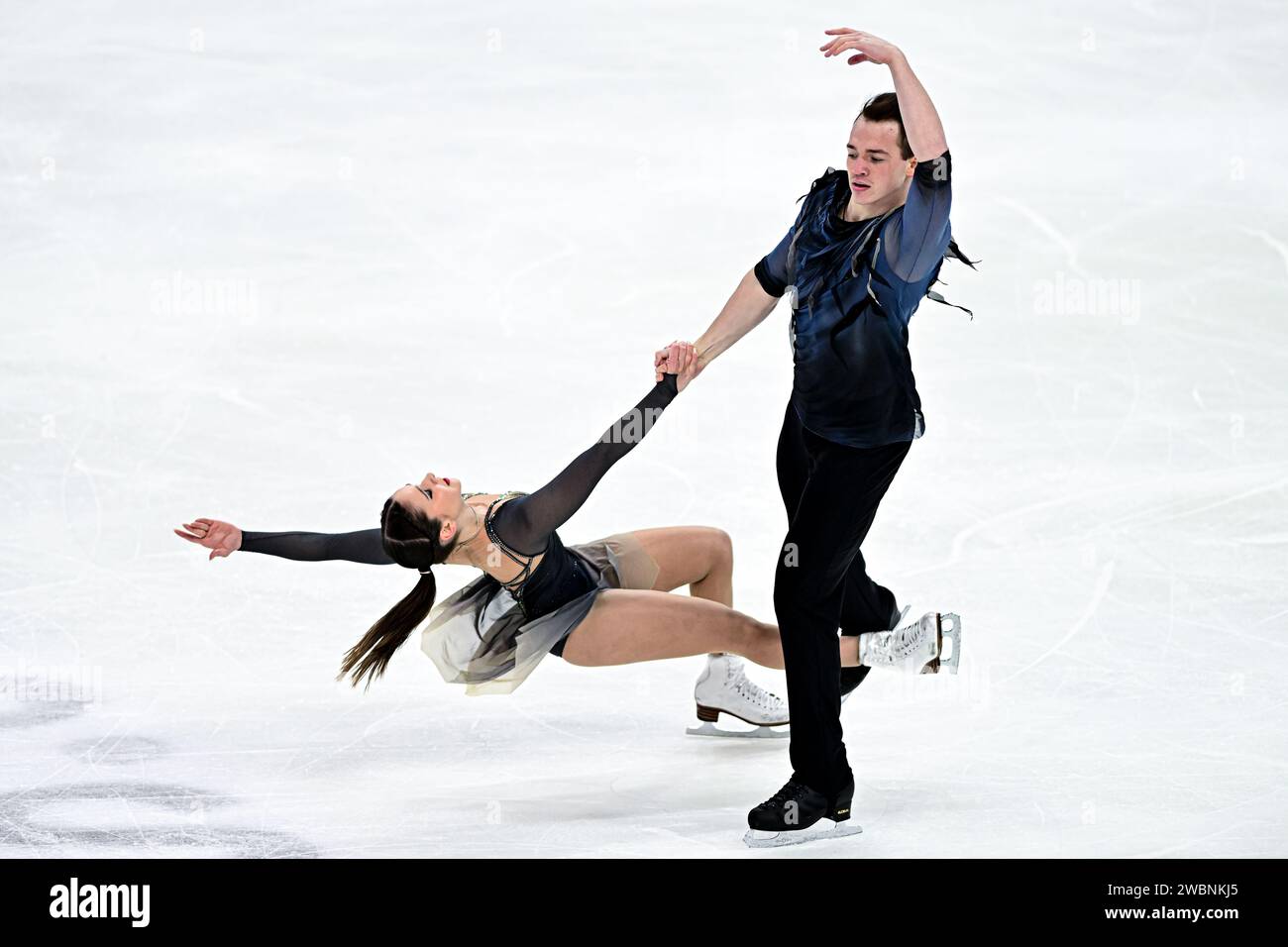 Maria PAVLOVA & Alexei SVIATCHENKO (HUN), during Pairs Free Skating, at ...