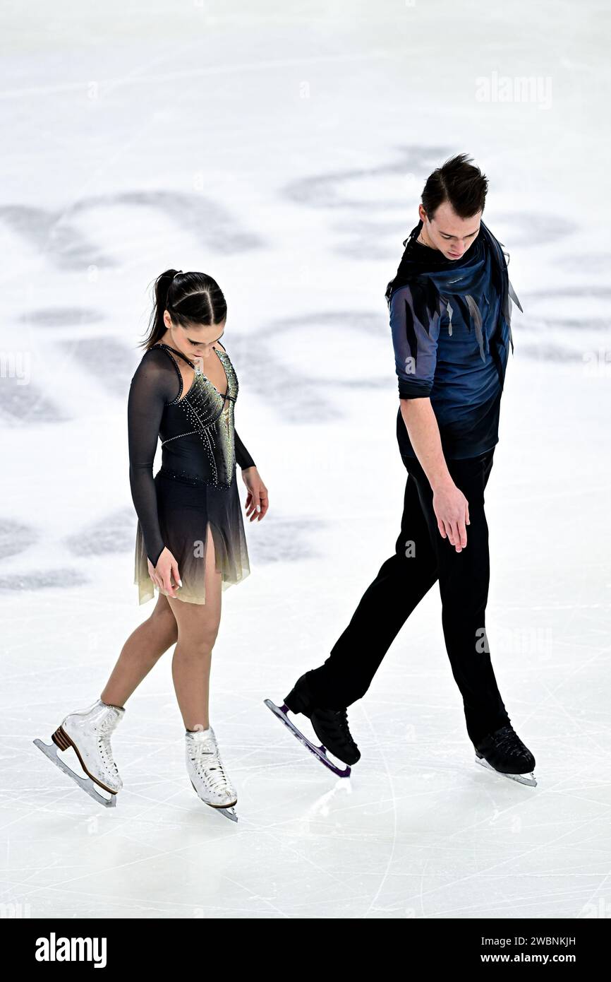 Maria PAVLOVA & Alexei SVIATCHENKO (HUN), during Pairs Free Skating, at ...