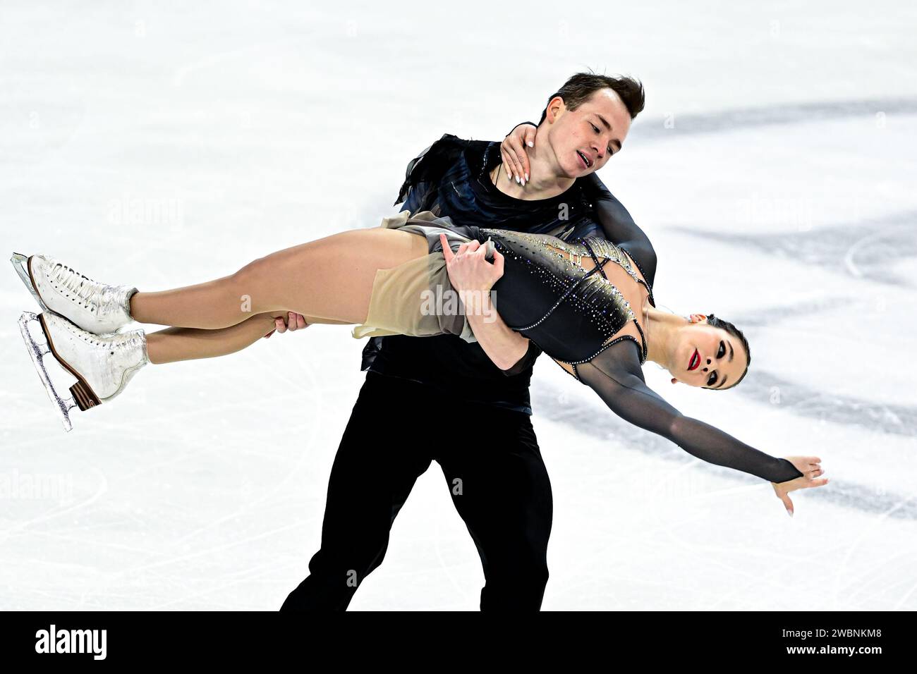 Maria PAVLOVA & Alexei SVIATCHENKO (HUN), during Pairs Free Skating, at ...