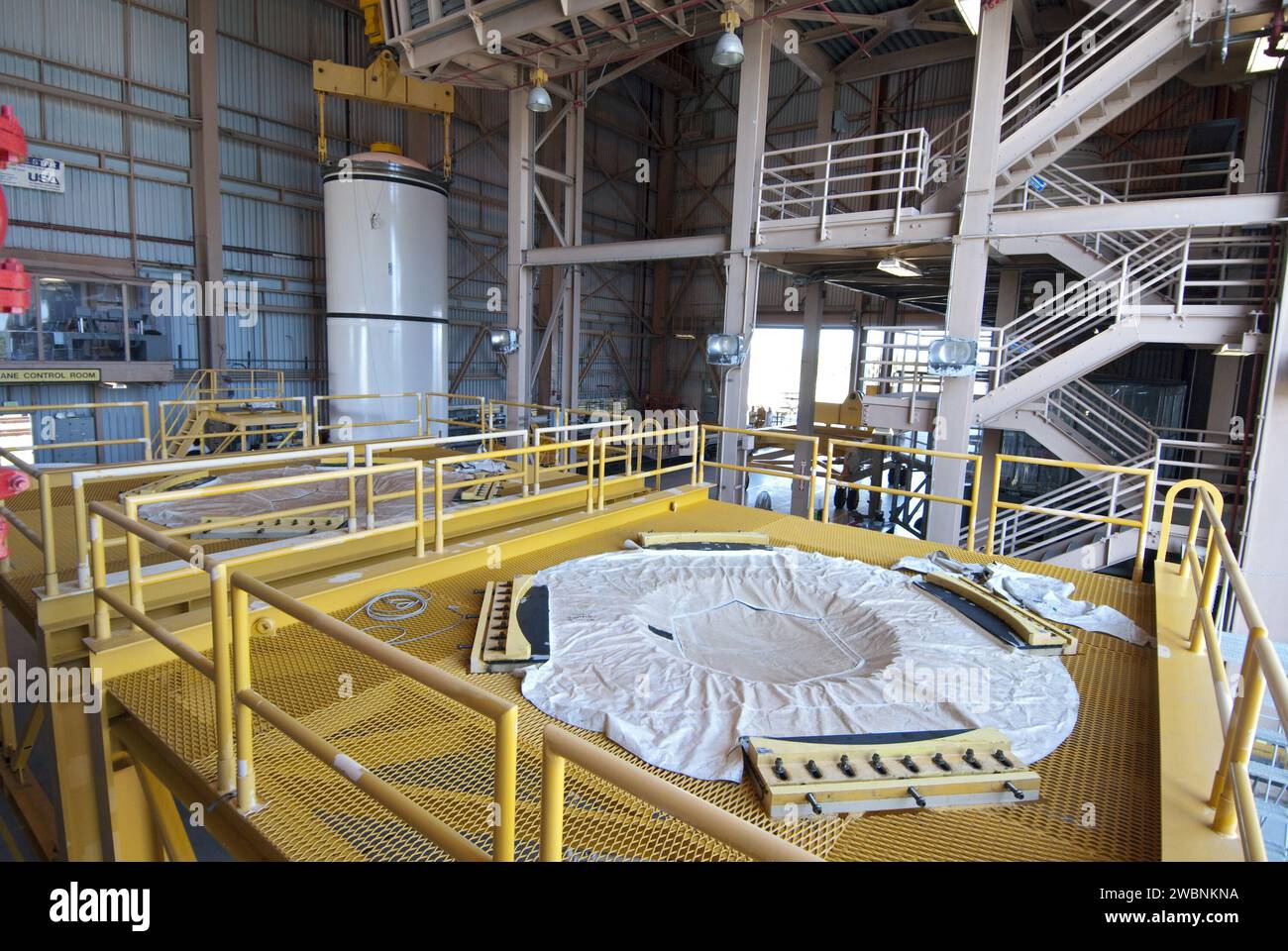 CAPE CANAVERAL, Fla. -- Transportation and storage pallets in the ...