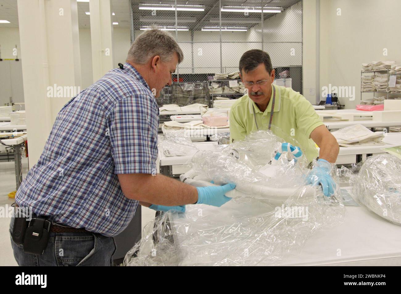 CAPE CANAVERAL, Fla. – In the Space Station Processing Facility at NASA ...