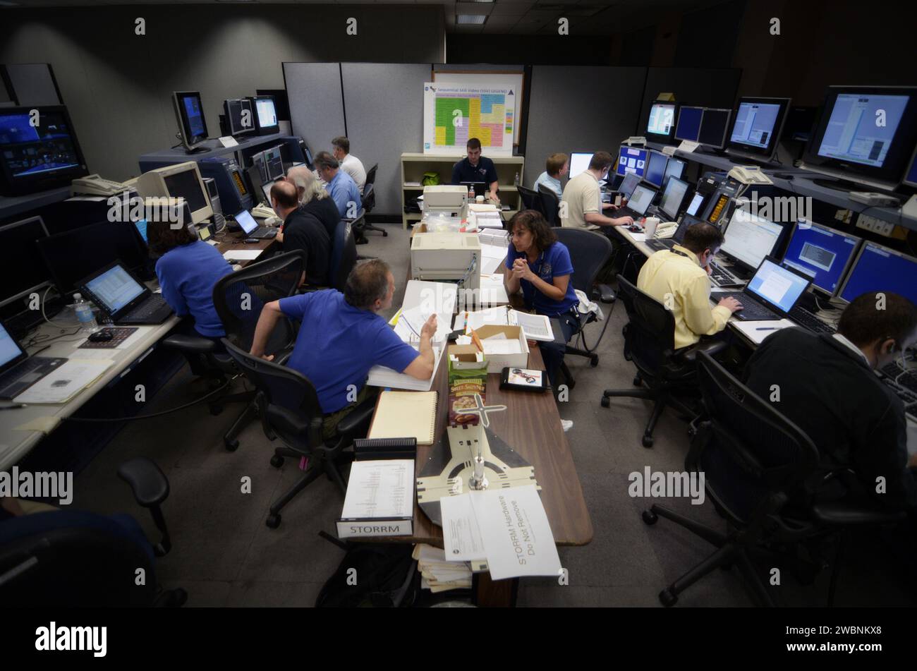 Teams Conduct Powerup And Docking Operations For The Sensor Test For Orion Relative Navigation